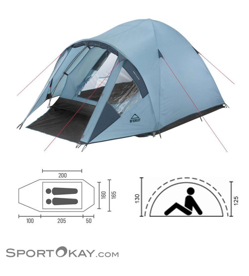 McKinley Matuka 2 Zelt Tiendas de campana para 2 personas Tiendas de campana Aire libre Todos