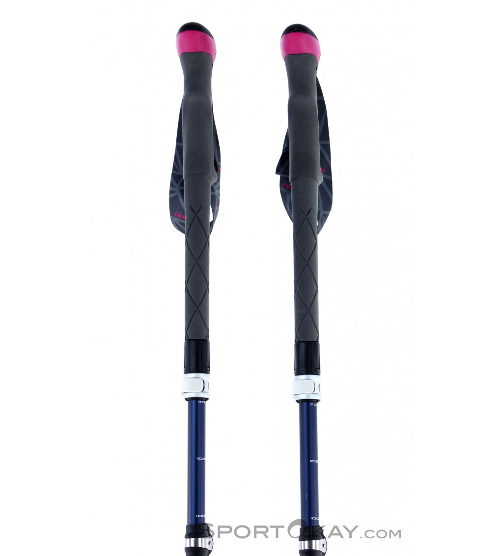 Leki Micro Vario Carbon 100-120cm Womens Trekking Poles - Bastones de ...